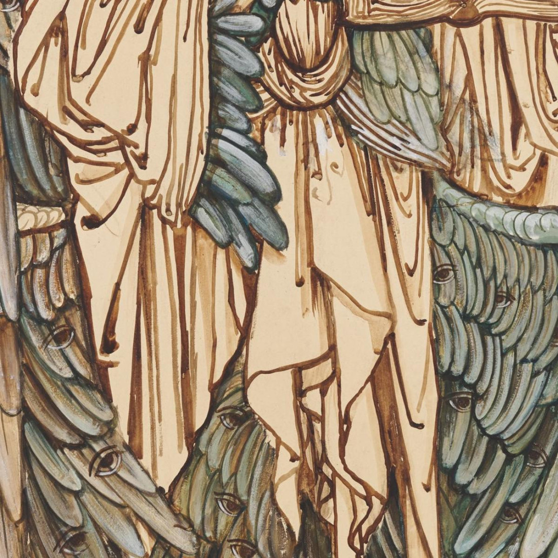 The Angels Of The Hierarchy Cherubim Sir Edward Coley Burne-Jones ...